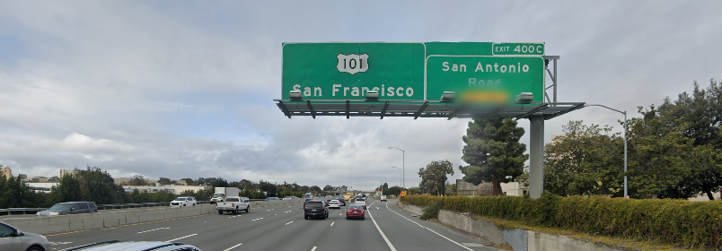 1 Injured in Redwood City Crash on Highway 101 near San Antonio Road