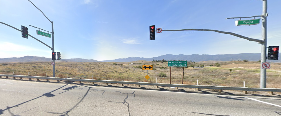 5 Injured in Lake Mathews Crash at Cajalco Road and La Sierra Avenue