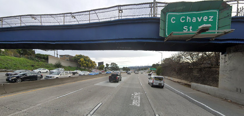 1 Injured in San Francisco Crash on Highway 101 near Cesar Chavez Street
