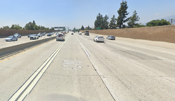 1 Injured in Baldwin Park Crash on 210 Freeway near Buena Vista St.