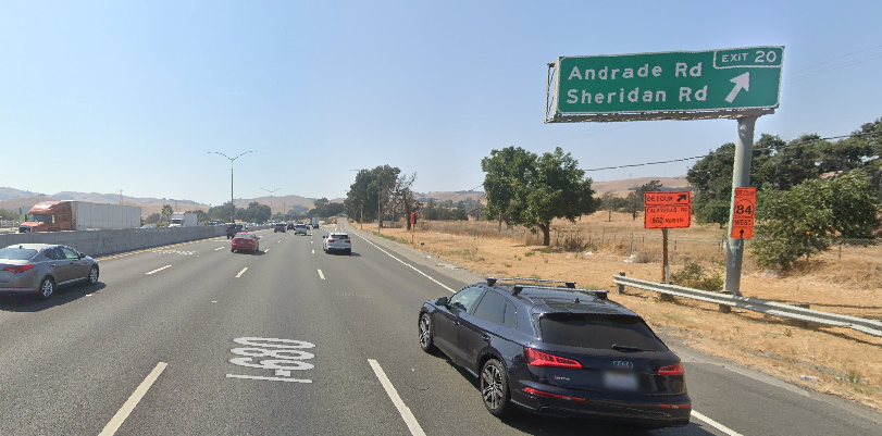 1 Injured in Fremont Crash on 680 Freeway near Andrade Road
