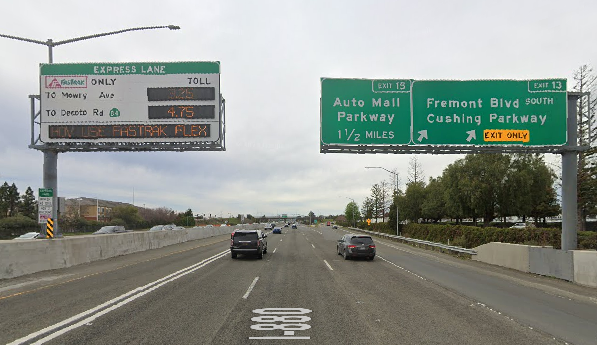 1 Injured in Hayward Crash on 880 Freeway near Fremont Boulevard