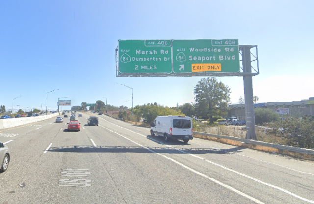 1 Injured in Redwood City Crash on Highway 101 near Woodside Road