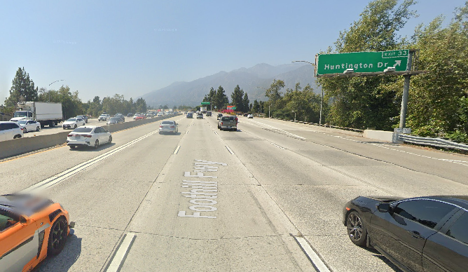 1 Injured in Los Angeles Crash on 210 Freeway near Huntington Drive