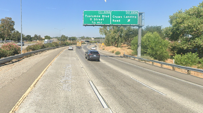 1 Injured in Modesto Crash on Highway 99 near Crows Landing Road