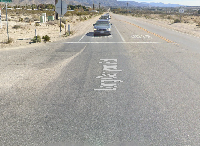 2 Injured in Indio Crash at Dillon Road and Long Canyon Road