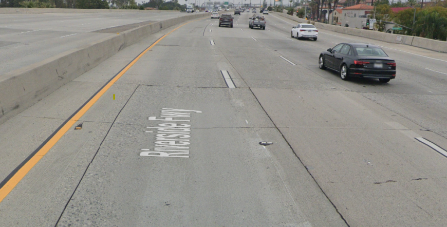 1 Injured in Riverside Crash on 91 Freeway near 14th Street