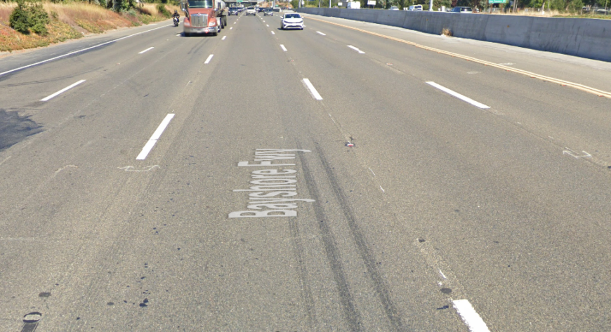 Two Hurt in Redwood City Rollover Crash on Highway 101 near Marsh Road