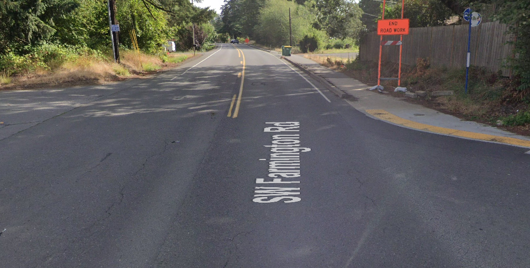 1 Killed in Aloha Crash at SW Farmington Road and SW 192nd Avenue