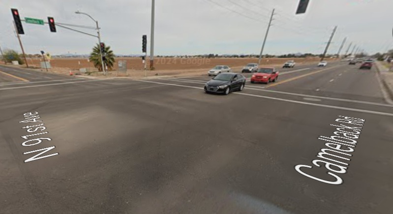 1 Killed in Glendale Crash on 91st Avenue and Camelback Road